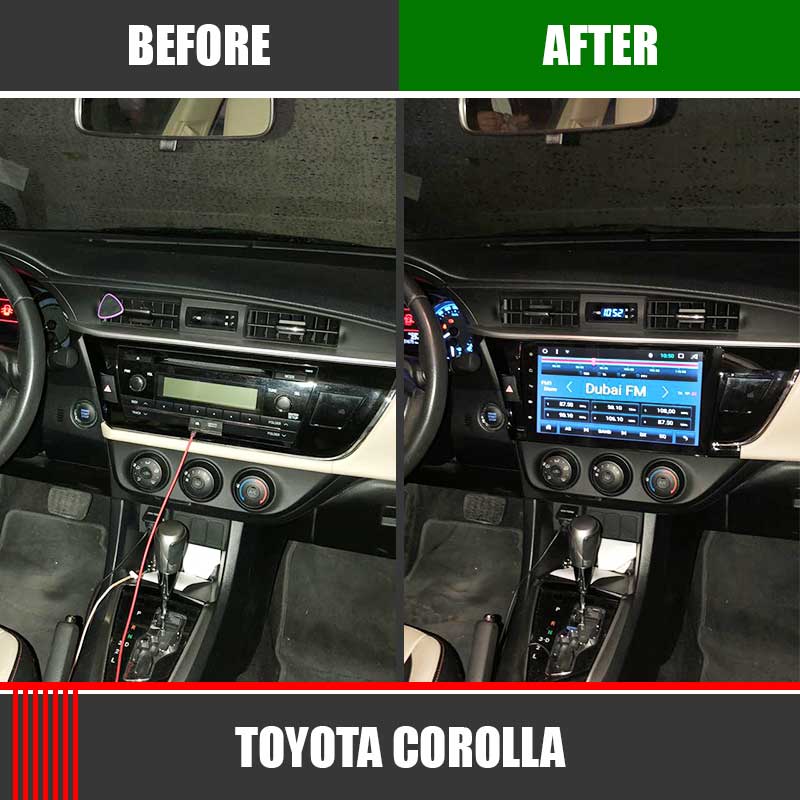 Toyota Corolla 2014 - 16 Android Monitor - Best Android Screen