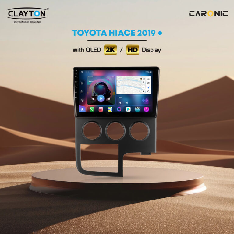 Toyota HiAce 2019+ (10-inch) Android Head Unit QLED Display - Clayton