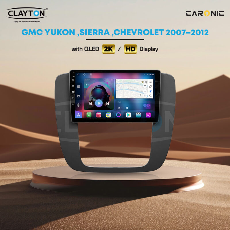 GMC / Chevrolet 2007-2012 (9-inch) Android Multimedia screen (Black ...