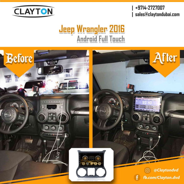 Jeep Wrangler JK 10-inch Android Multimedia System - Clayton